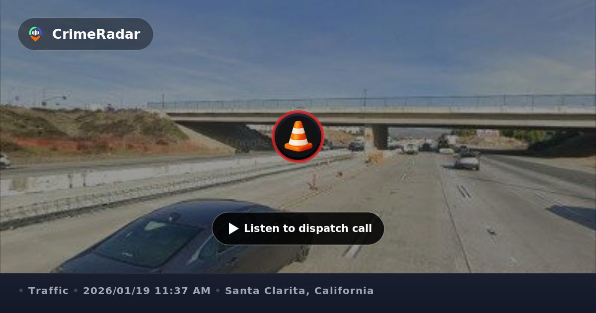Multi-vehicle crash on I-5 near Lyons Ave, Santa Clarita CA | CrimeRadar