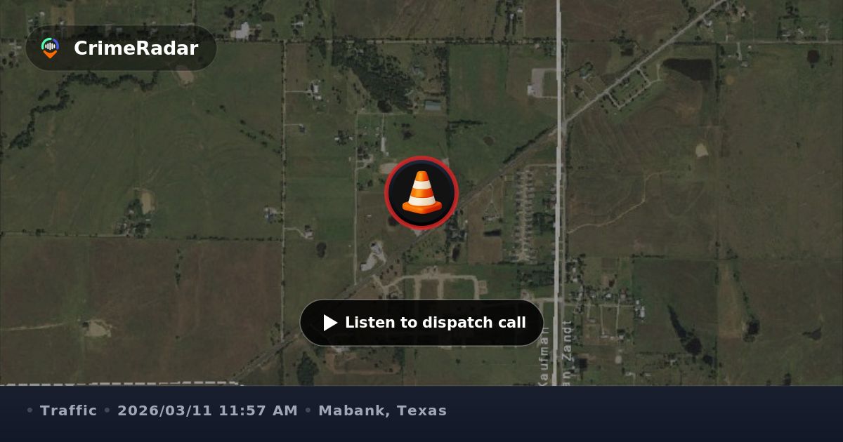 Hit and run crash on Highway 175 near cemetery, Mabank TX | CrimeRadar