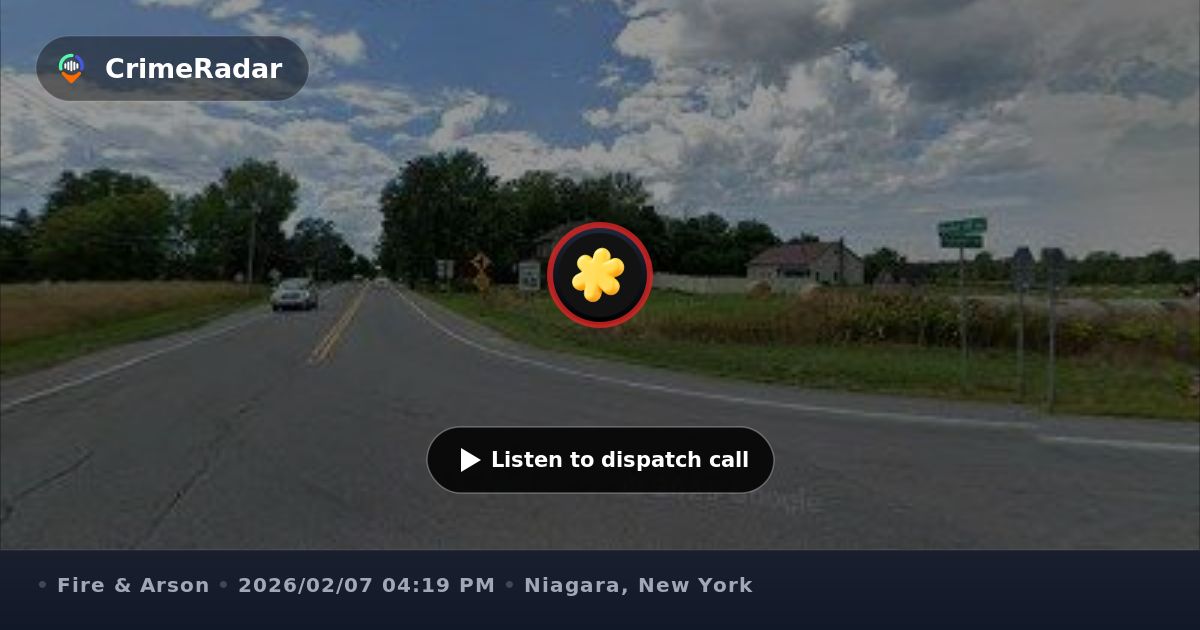 Firefighters battle structure fire near Gasport Rd, Niagara County NY ...
