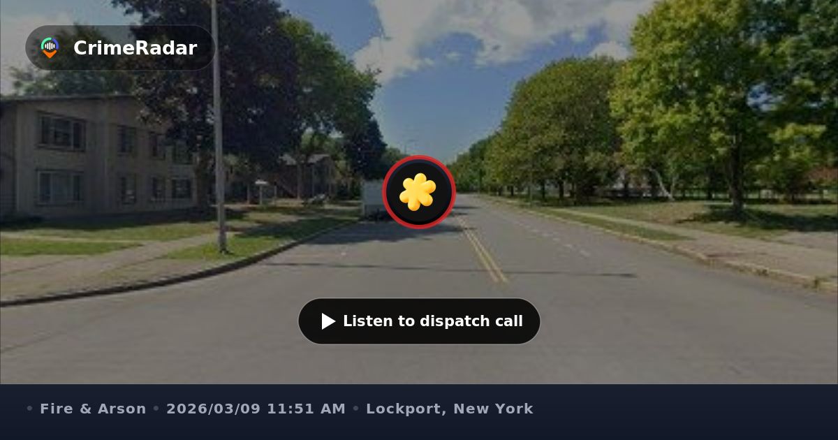 Fire reported at Chapel and Church streets, Lockport NY | CrimeRadar