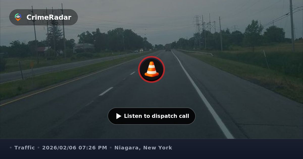 Minor accident reported near Saunders Settlement Rd, Niagara County NY ...