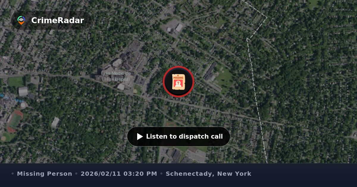 Report of child missing after school, Schenectady NY | CrimeRadar