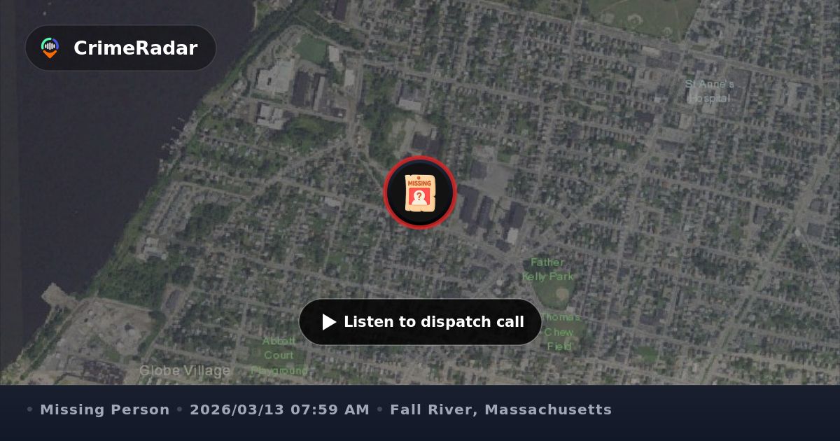Endangered man reported at Carroll building lobby, Fall River MA ...