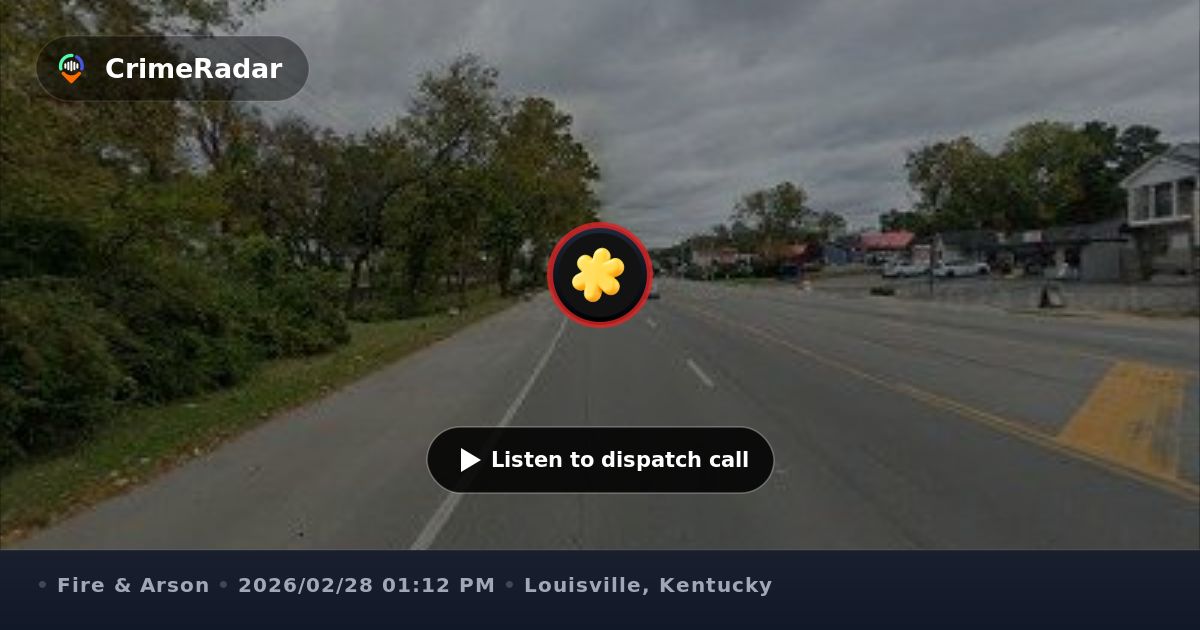 Field fire along I-264 near Shelbyville Road exit, Louisville KY ...