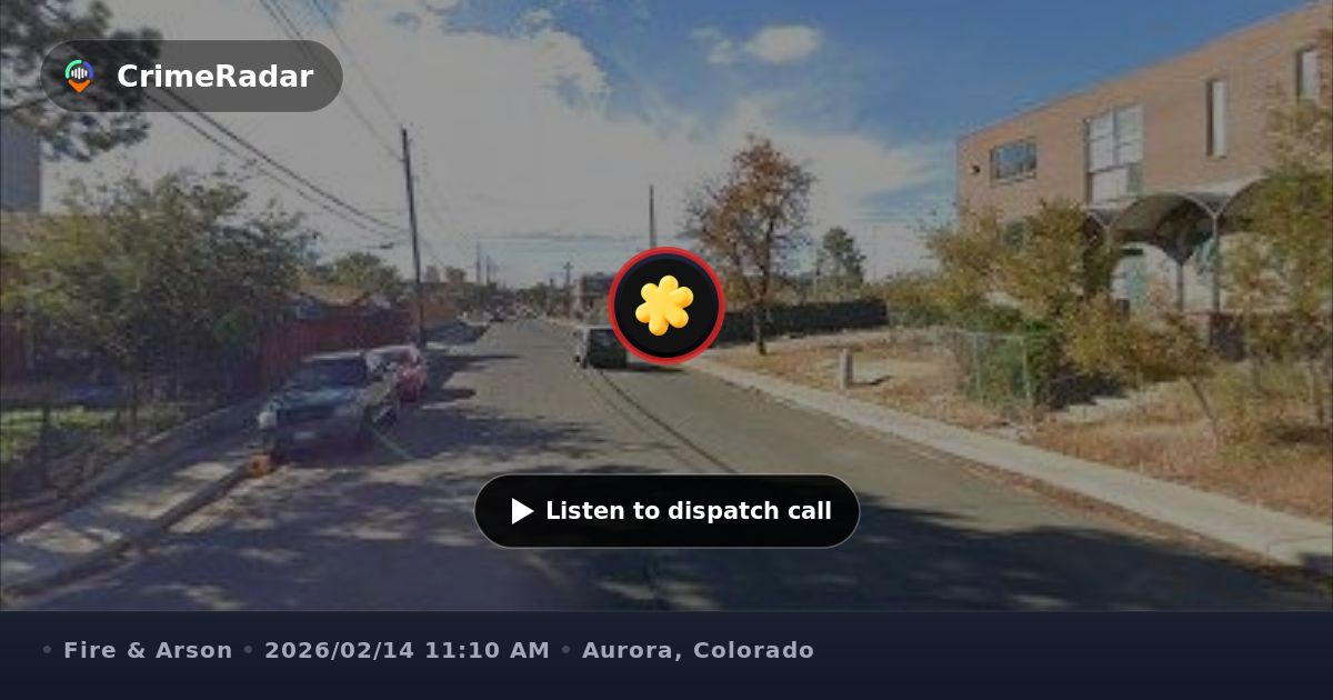 Evacuation at Aurora home for possible house fire, Aurora CO | CrimeRadar