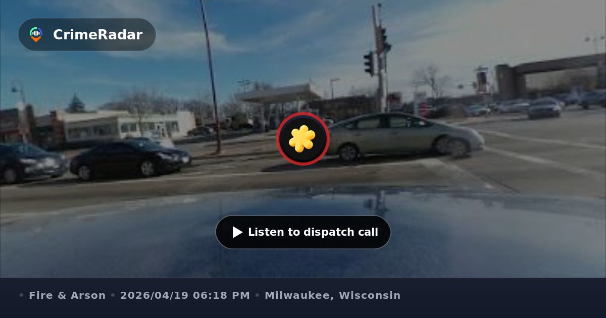 SUV fire in Trader Joe’s parking lot in Glendale, Milwaukee WI | CrimeRadar