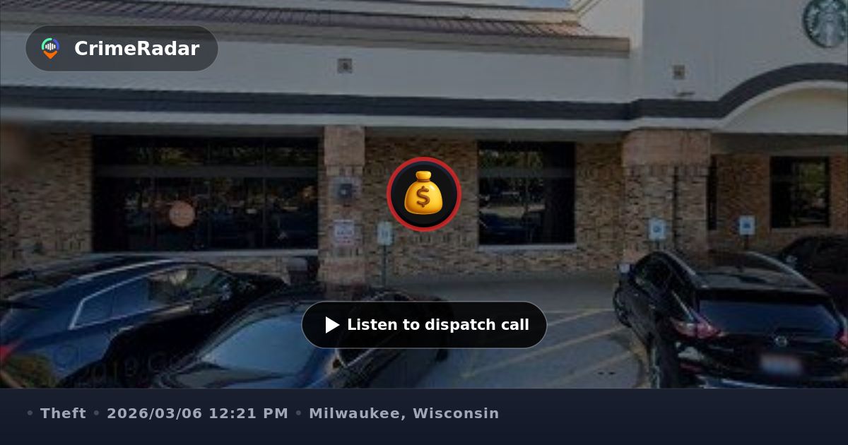Retail theft suspect refuses to leave store, Milwaukee WI | CrimeRadar