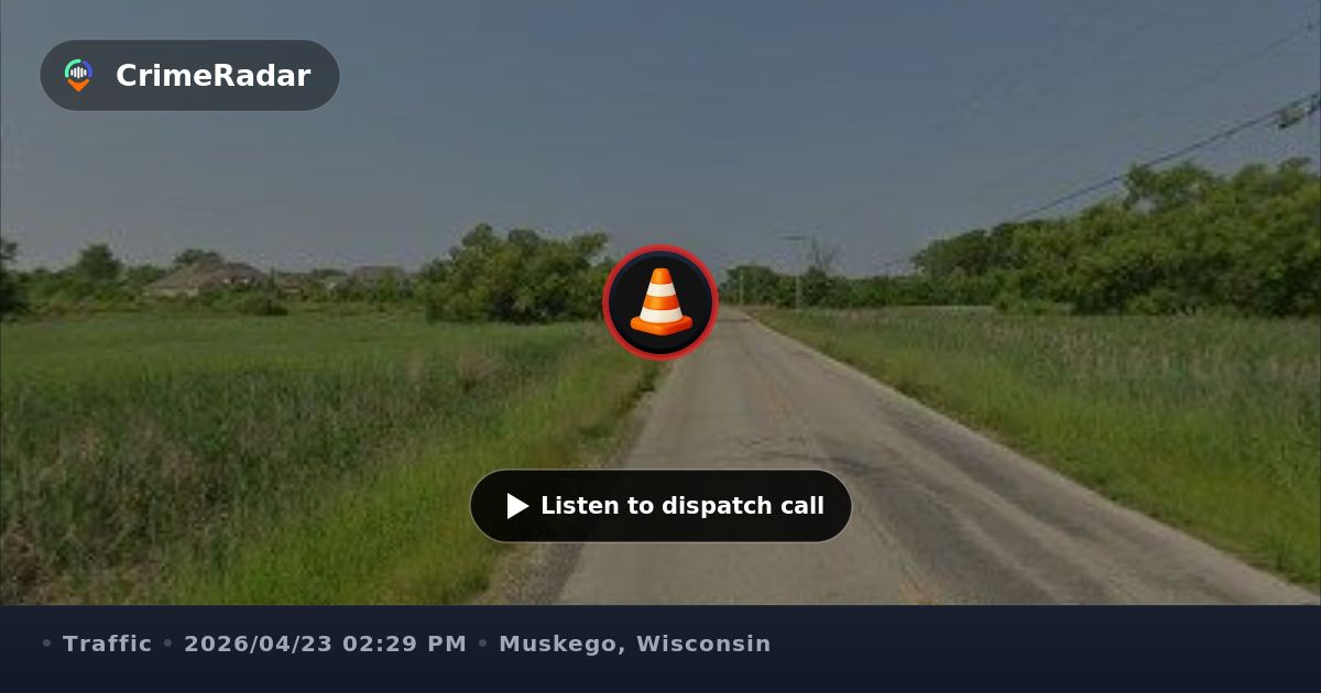 Semi truck passing accident scene on Ryan Drive, Muskego WI | CrimeRadar