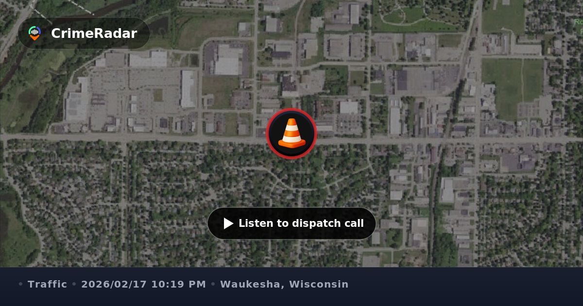 Downed traffic light with exposed wires in Waukesha, Waukesha WI ...