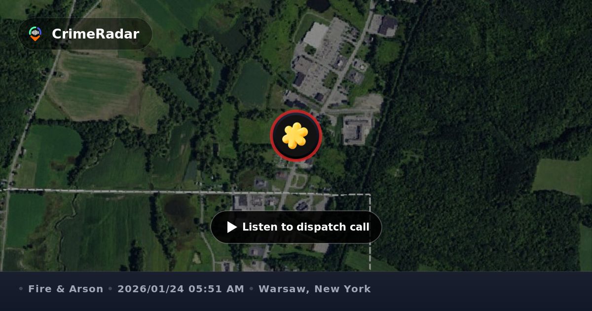 Fire alarm canceled at restaurant on Main St, Warsaw NY | CrimeRadar