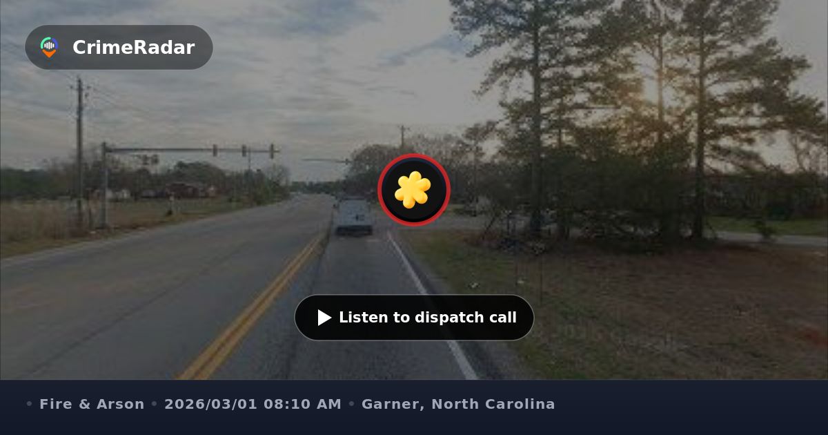 Residential structure fire on Veterans Parkway, Garner NC | CrimeRadar