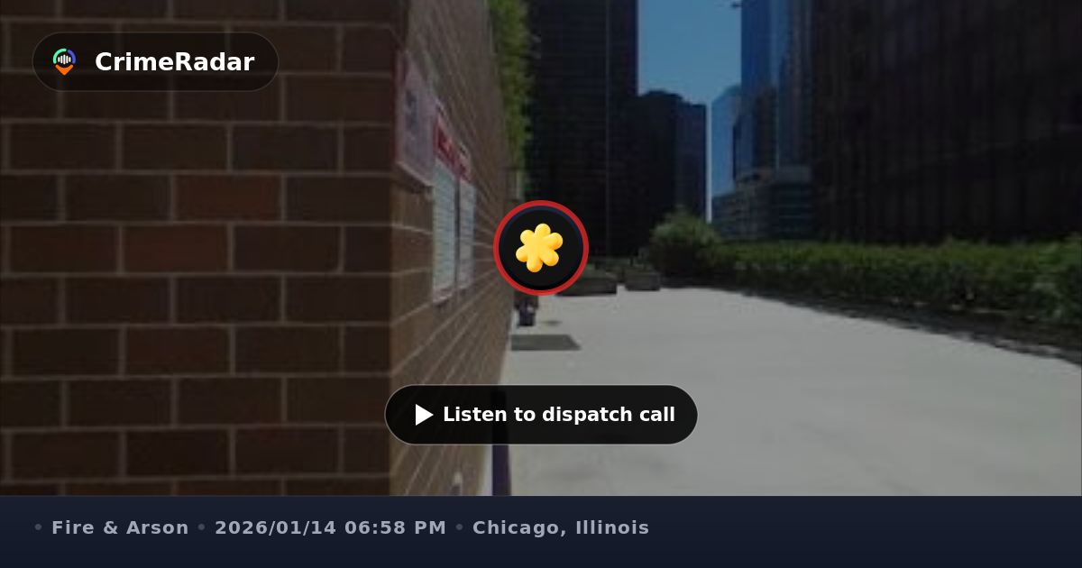 Fire crews check alarm at hotel near East Ohio St, Chicago IL | CrimeRadar