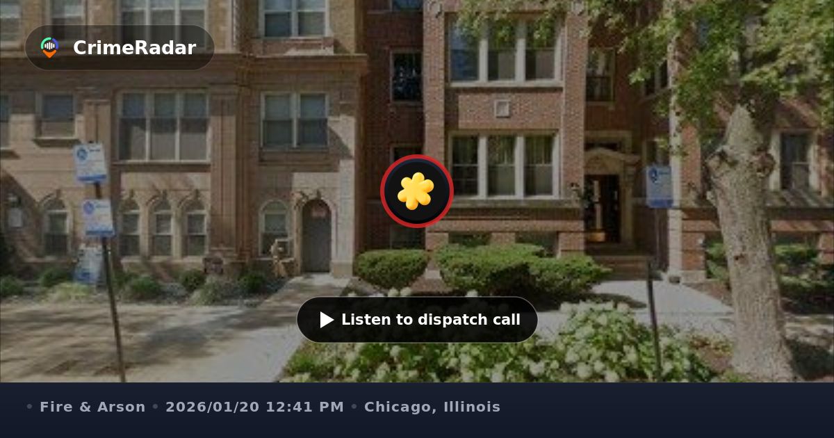 Fire crew checks faulty detector on South Harper, Chicago IL | CrimeRadar