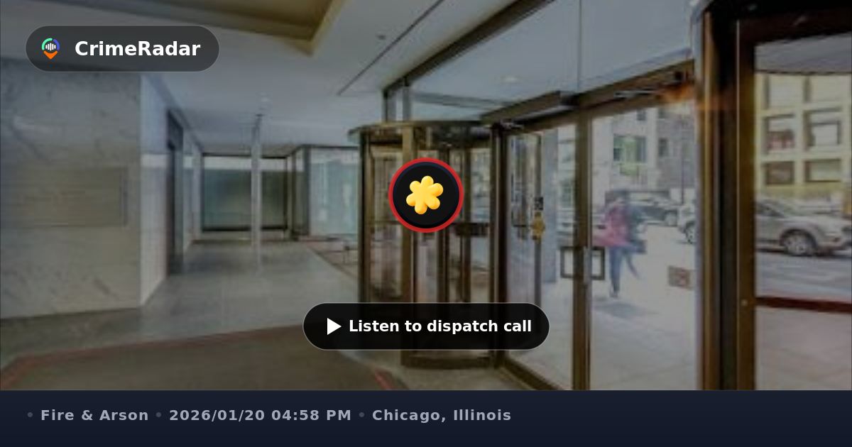 Automatic alarm and water flow at downtown high-rise, Chicago IL ...