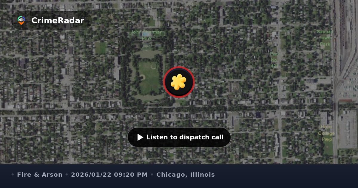 Firefighters rescue burn victim near Carpenter St, Chicago IL | CrimeRadar