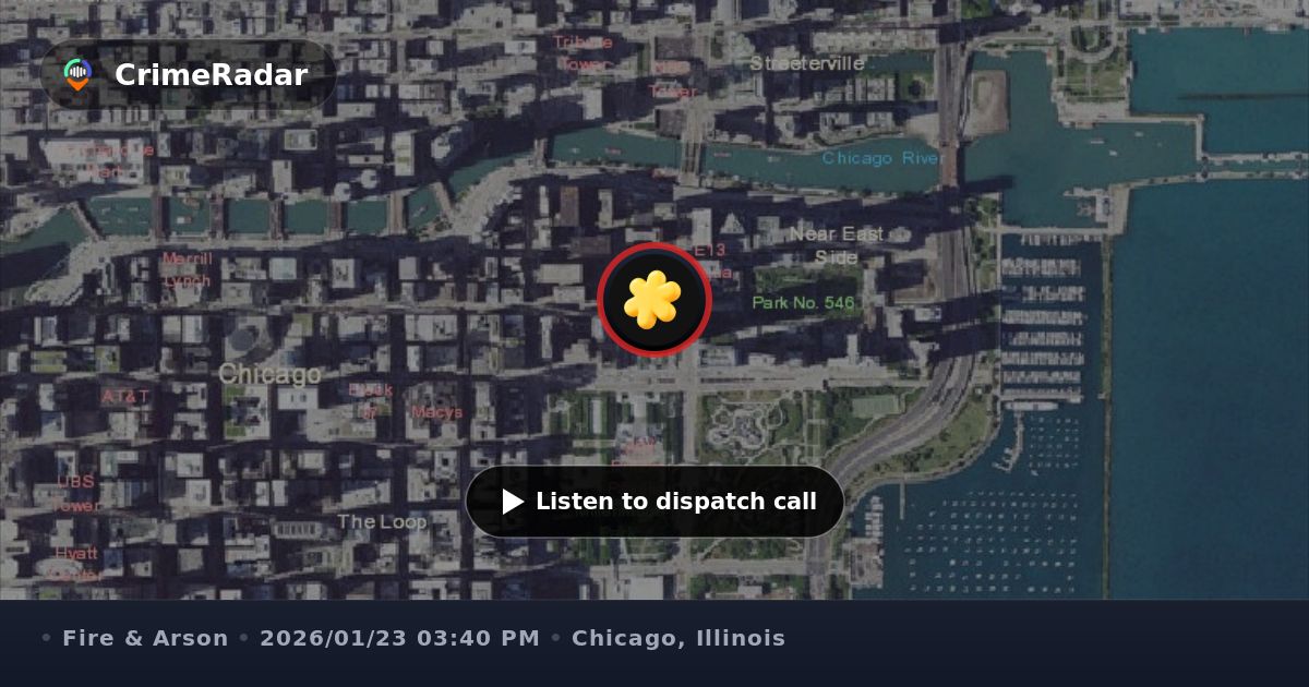 False alarm at commercial building on East Monroe, Chicago IL | CrimeRadar