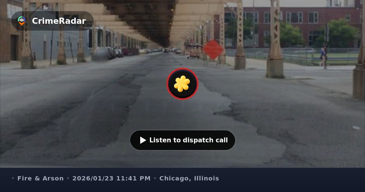 Crews address apparent fire near North Aberdeen St, Chicago IL | CrimeRadar