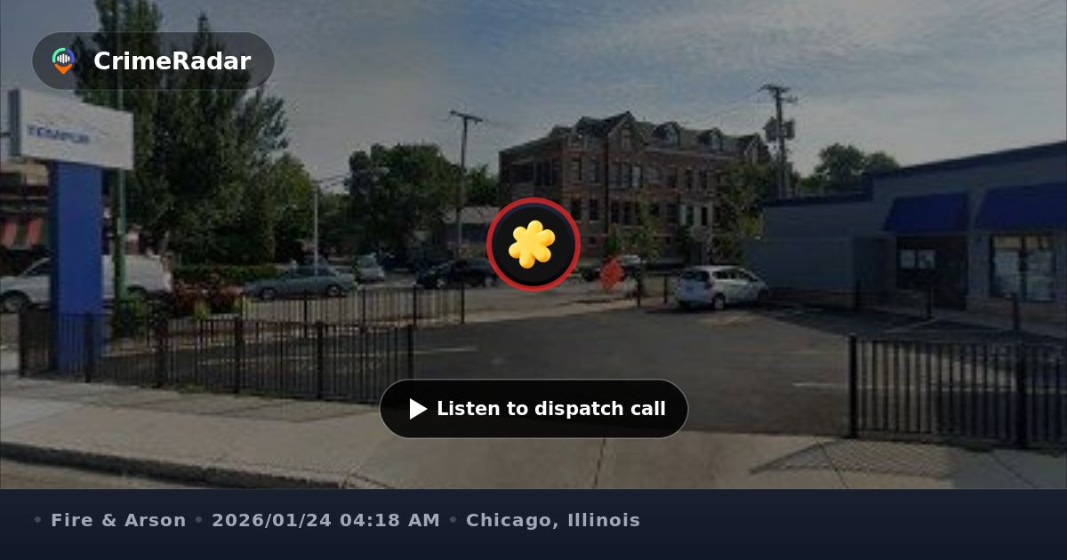 Automatic alarm at four-story CHA building, Chicago IL | CrimeRadar