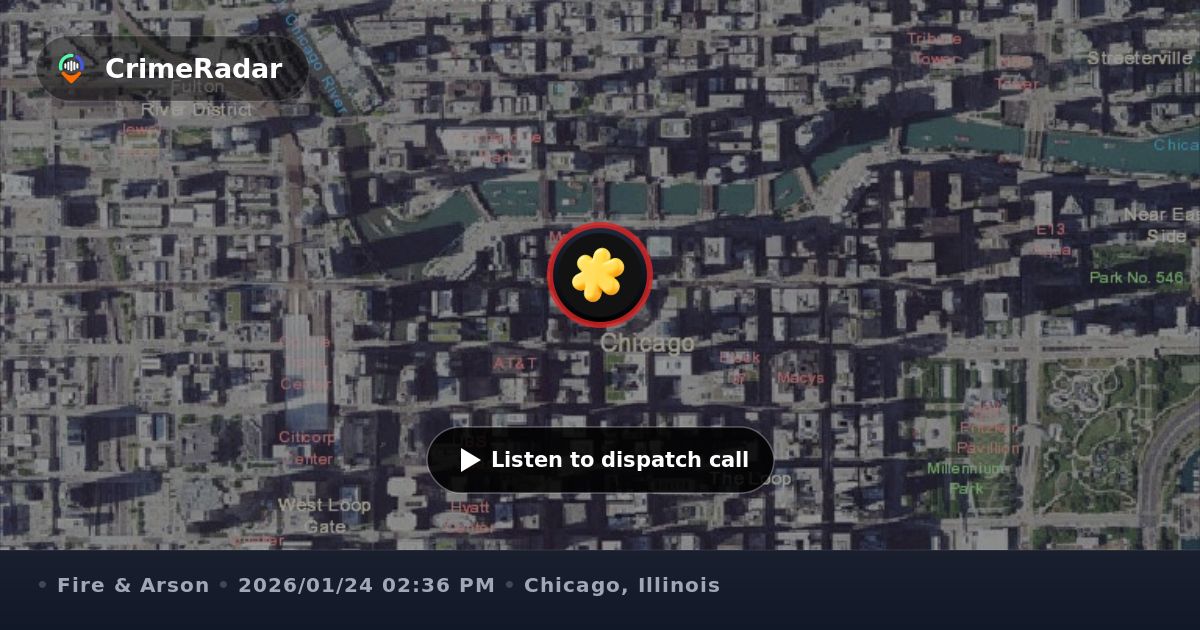Alarm investigation at West Washington high-rise, Chicago IL | CrimeRadar