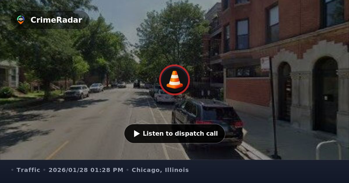 Traffic crew assists with possible ramp issue on N Damen Ave, Chicago ...