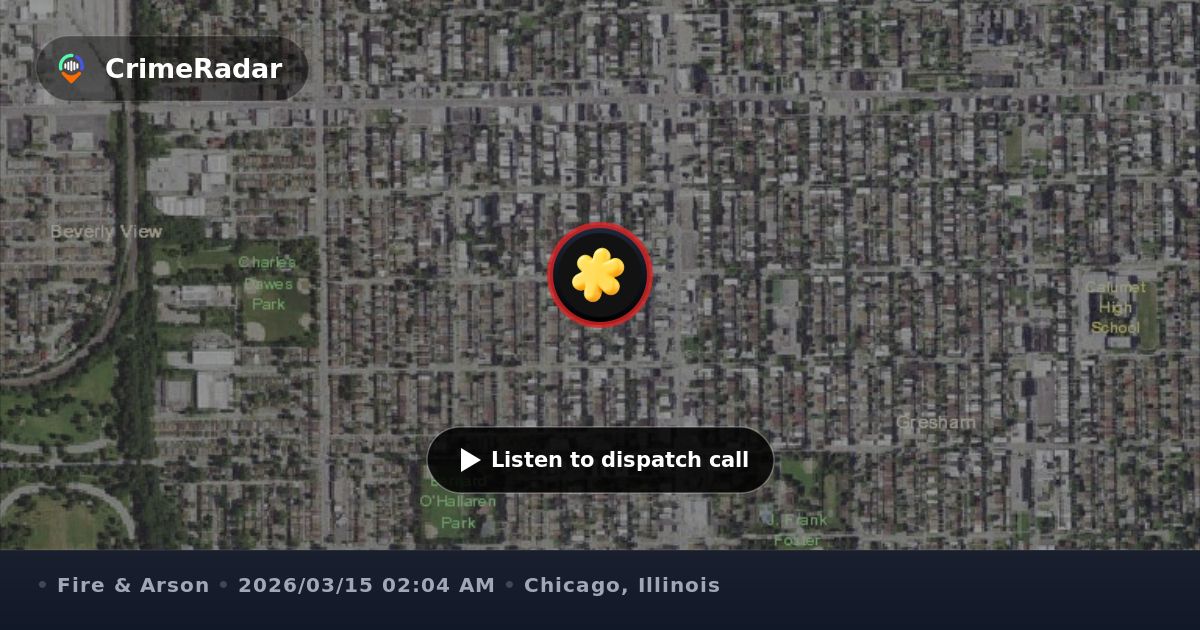 Fire crews check two-story building on Hermitage, Chicago IL | CrimeRadar