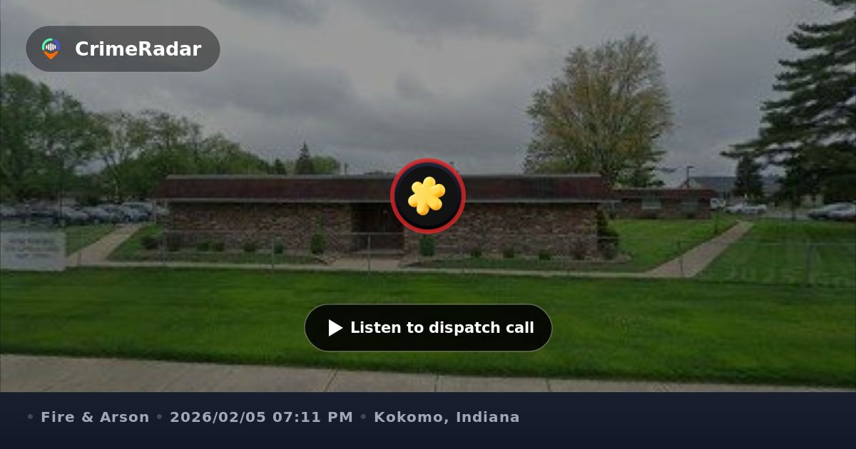 Fire crews investigate gas odor on West Sycamore, Kokomo IN | CrimeRadar