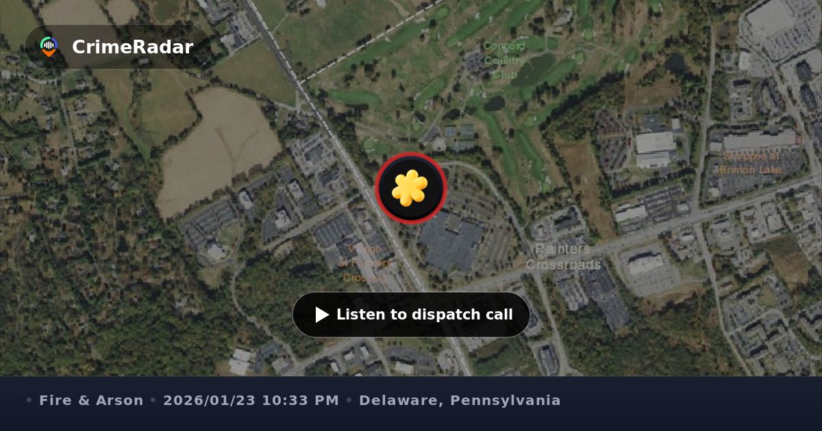 Fire alarm at business on Wilmington West Chester Pike, Delaware County ...