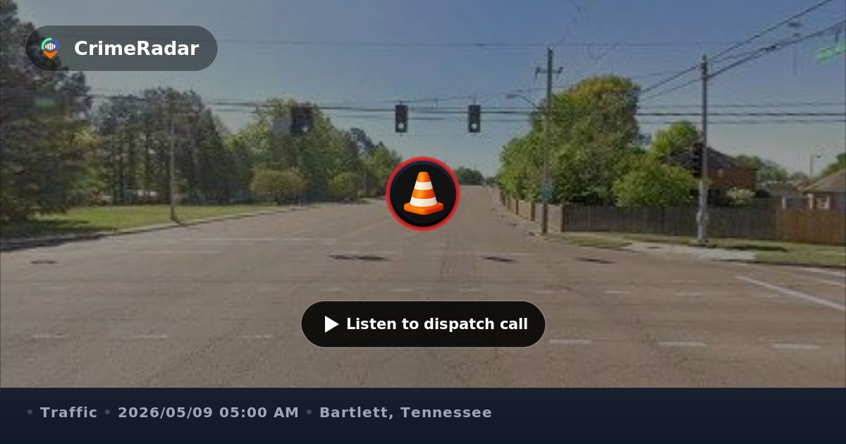 Hit-and-run crash at Kirby Whitten and St. Elmo, Bartlett TN | CrimeRadar