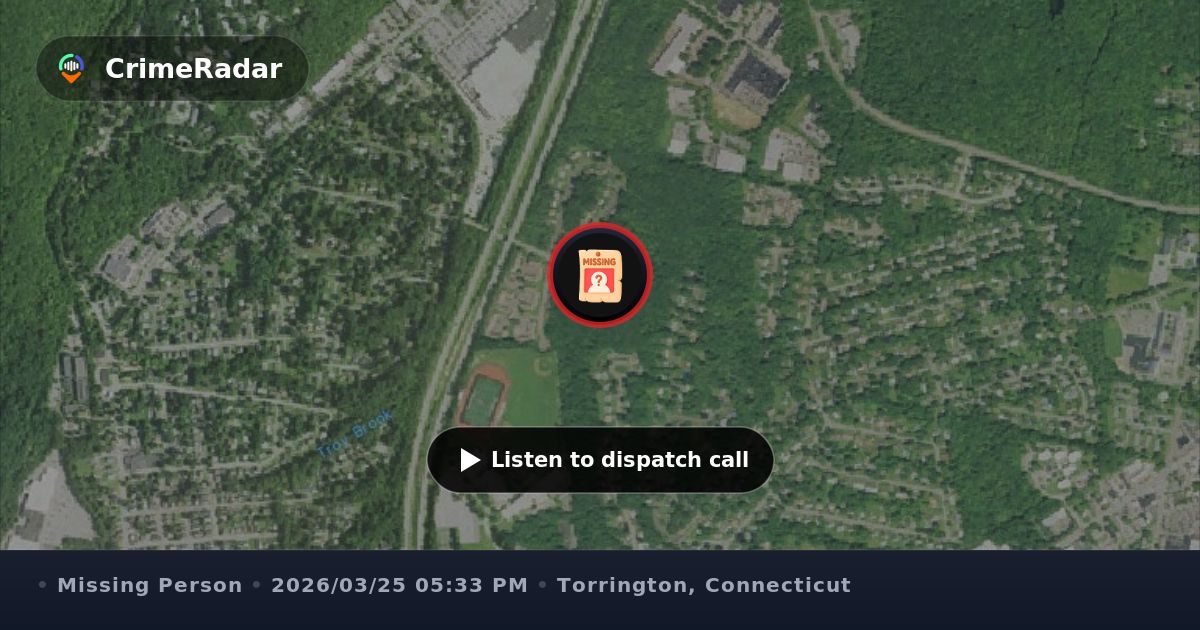 Young child found wandering alone at apartment, Torrington CT | CrimeRadar
