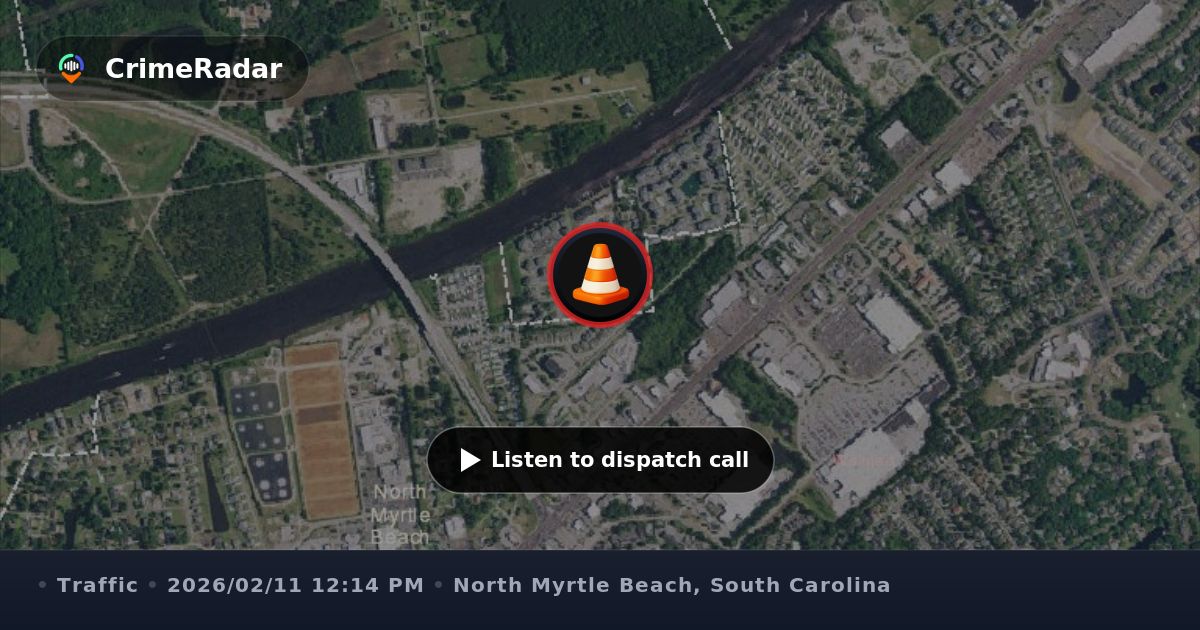 Two-vehicle crash near Highway 17 and Robert Edge, North Myrtle Beach ...