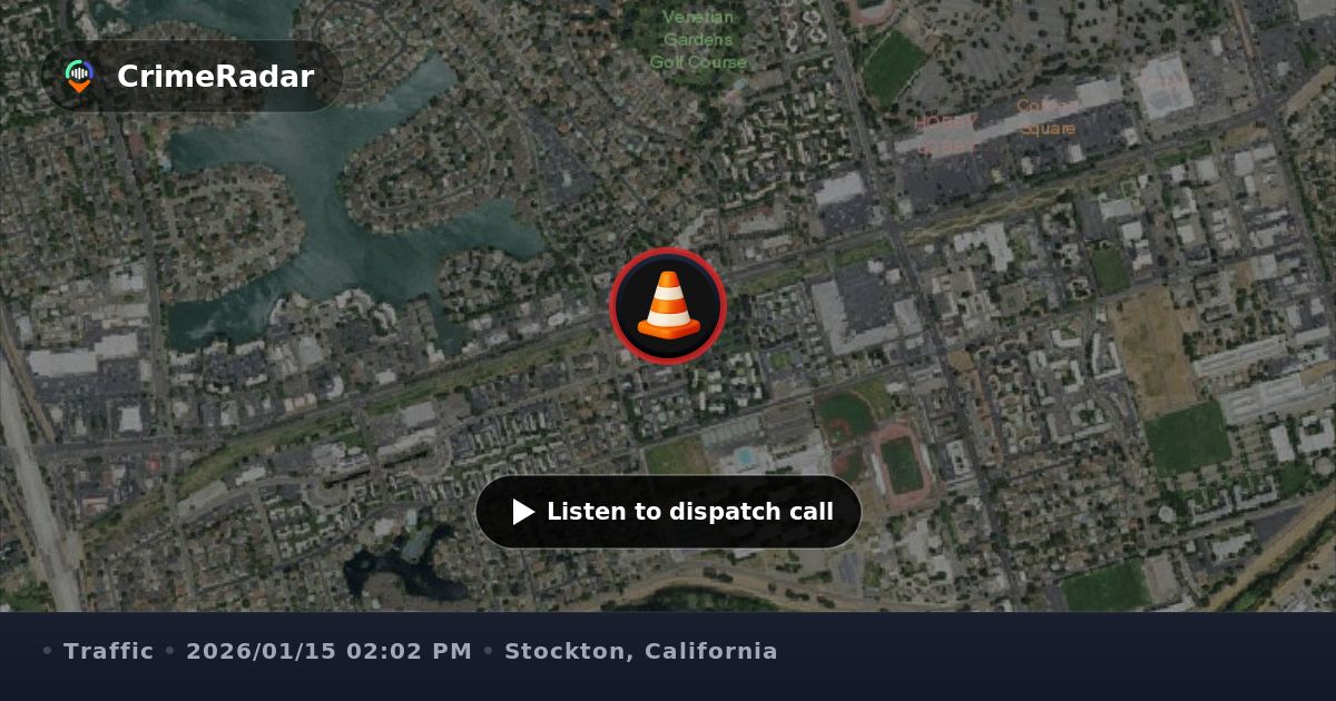 Vehicle struck near Brookside Rd; suspects fled area, Stockton CA ...