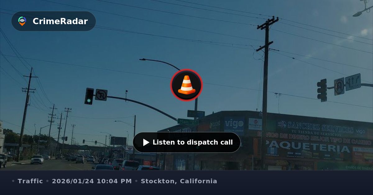 Traffic issue on SR 4 off-ramp near Wilson Way, Stockton CA | CrimeRadar