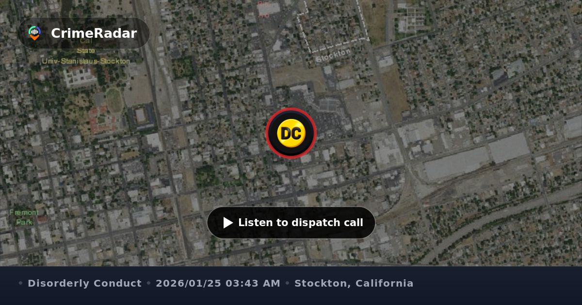 Deputies respond to possible disturbance at gas station, Stockton CA ...