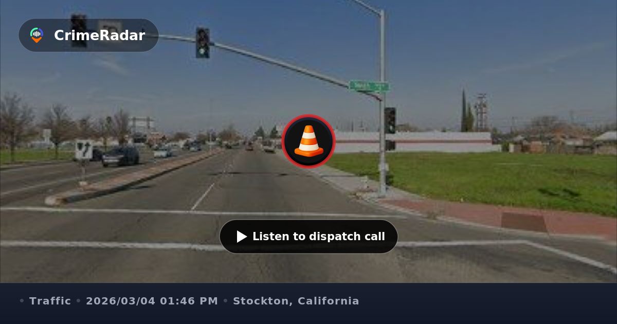 Traffic stop on camouflage motorcycle, Stockton CA | CrimeRadar