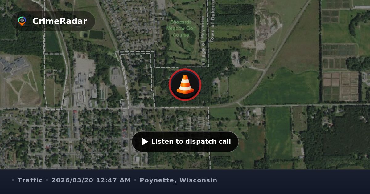 Motorcycle crash on southbound Highway 51 in Poynette, Poynette WI ...