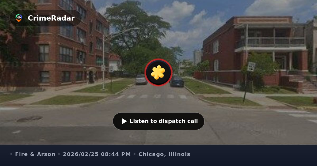 Vehicle fire reported at 77th and Marquette, Chicago IL | CrimeRadar