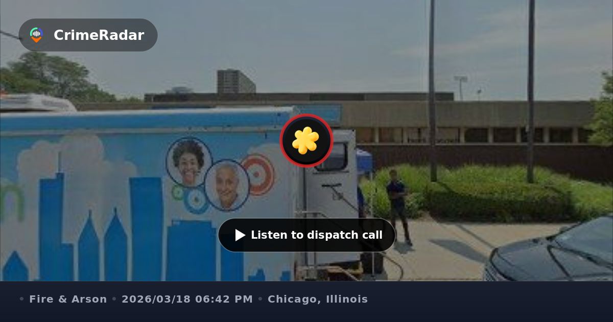 Three-story building fire with parapet wall collapse, Chicago IL ...