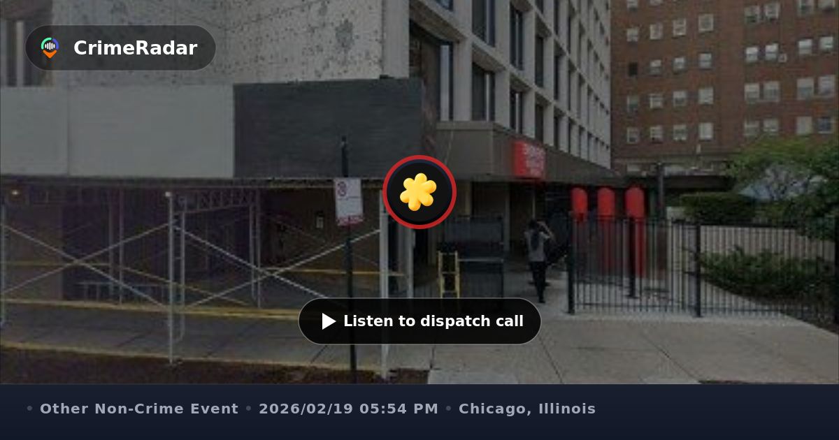 Police unit trapped by stuck hospital gate, Chicago IL | CrimeRadar