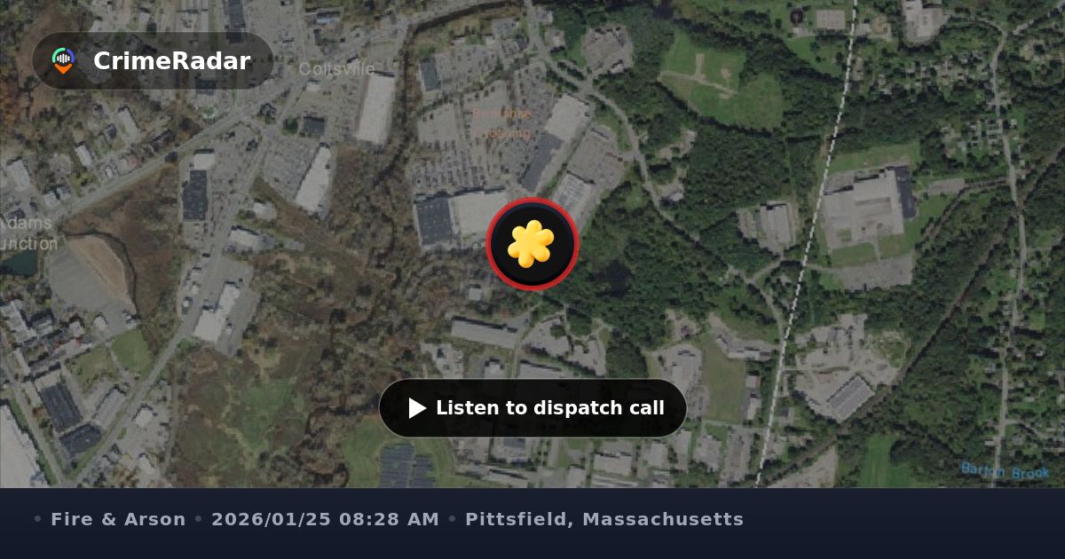 Fire crews check alarm near Downing Industrial Parkway, Pittsfield MA ...