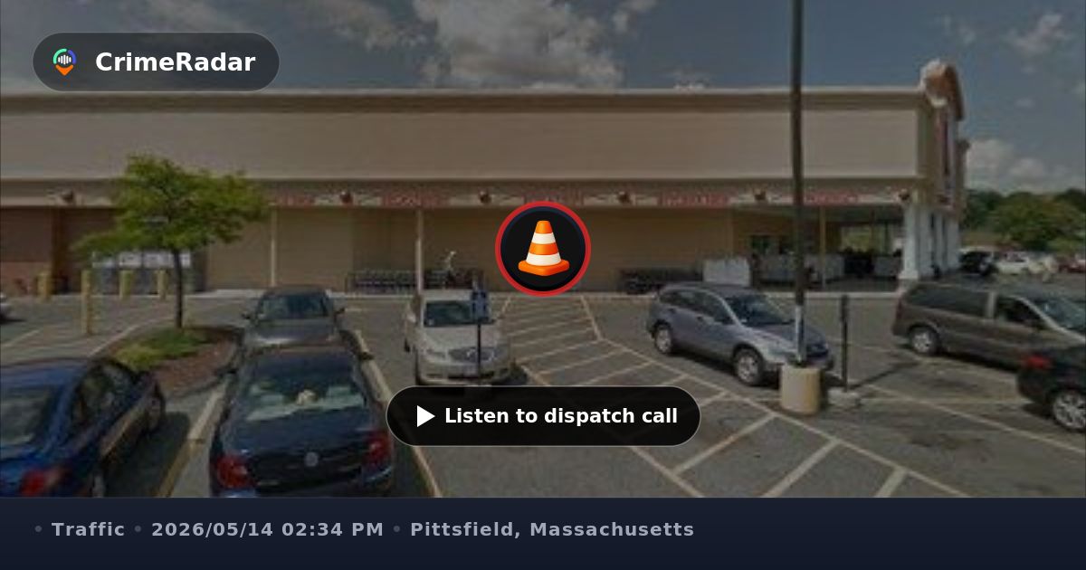 Hit-and-run crash at Big Y on West Street, Pittsfield MA | CrimeRadar