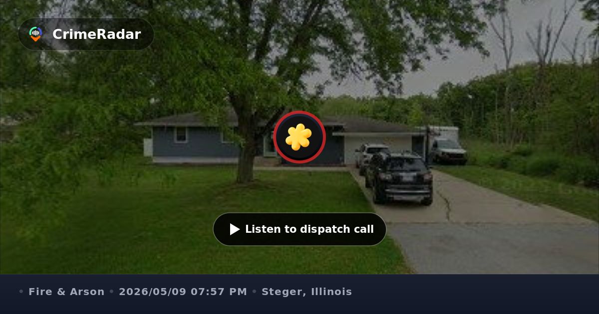 Structure fire on Luhon Road in Steger, Steger IL | CrimeRadar