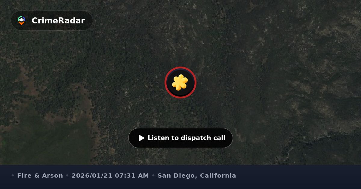 Controlled burn operation in Cleveland National Forest, San Diego ...