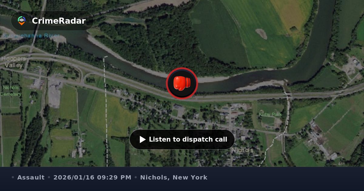 Deputies separate parties in apparent assault, Nichols NY | CrimeRadar