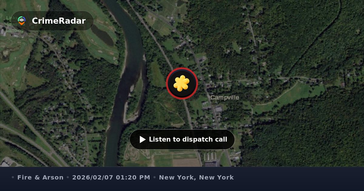 False fire alarm reported in Campville, New York NY | CrimeRadar