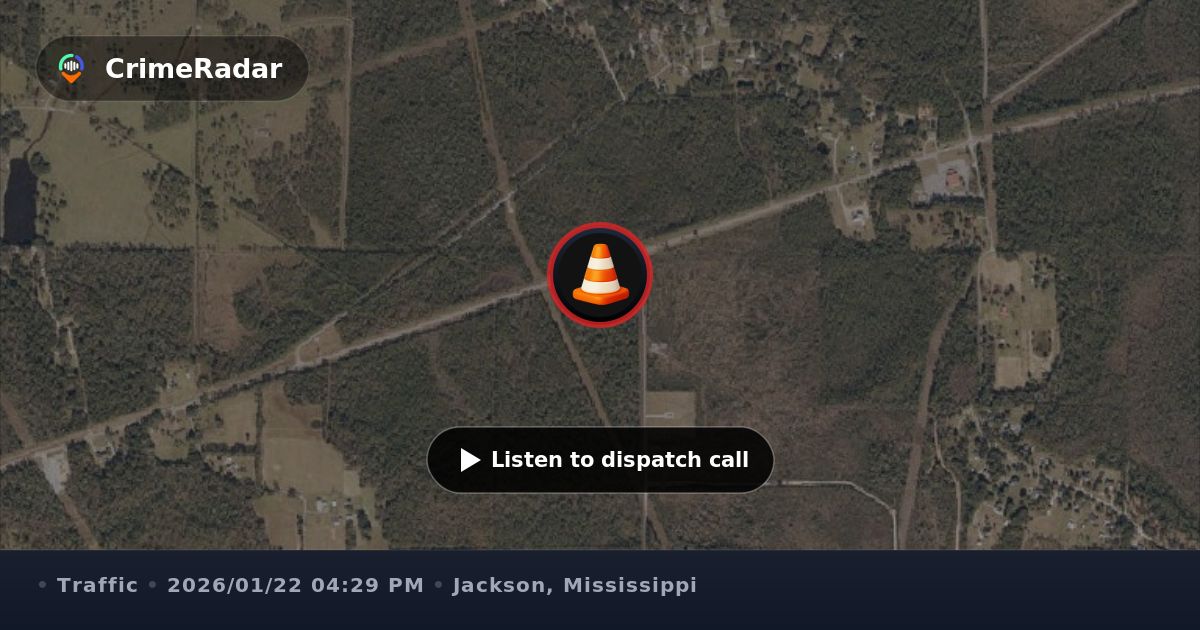 Single-vehicle accident near Larry Carter Rd, Jackson County MS ...