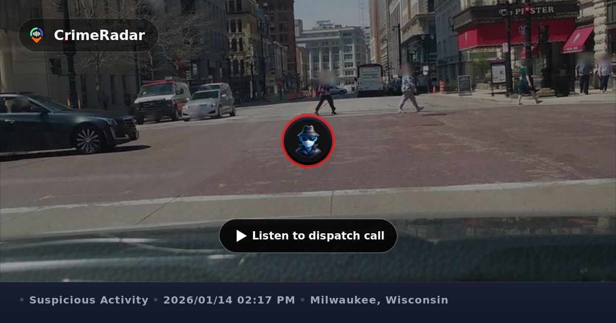 Police investigate suspicious activity on Wisconsin Ave, Milwaukee WI ...