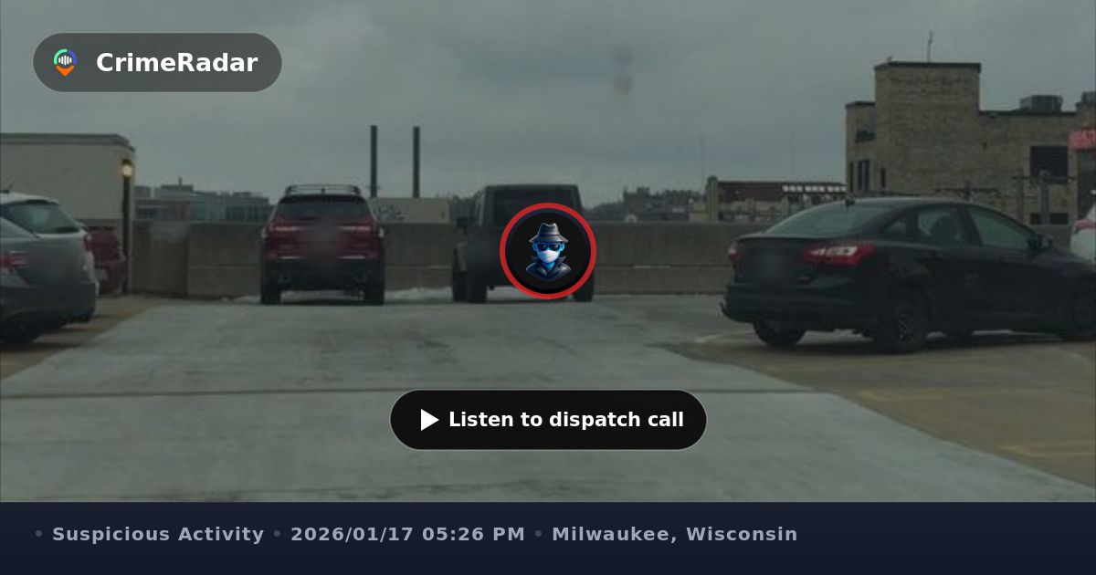 Deputies check suspicious SUV near Highland Ave, Milwaukee WI | CrimeRadar
