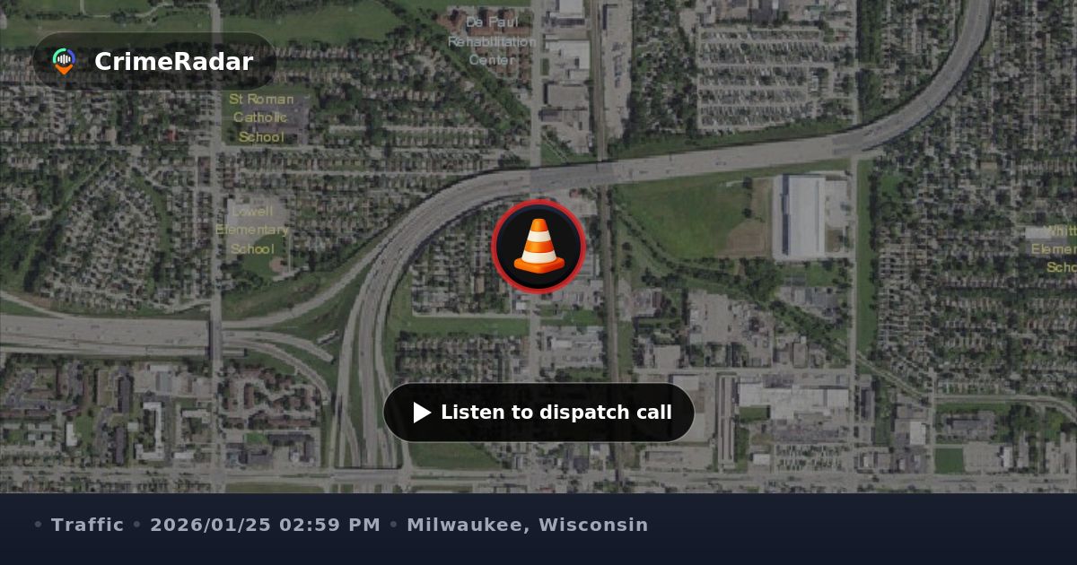 Traffic stop near Armour Avenue, Milwaukee WI | CrimeRadar