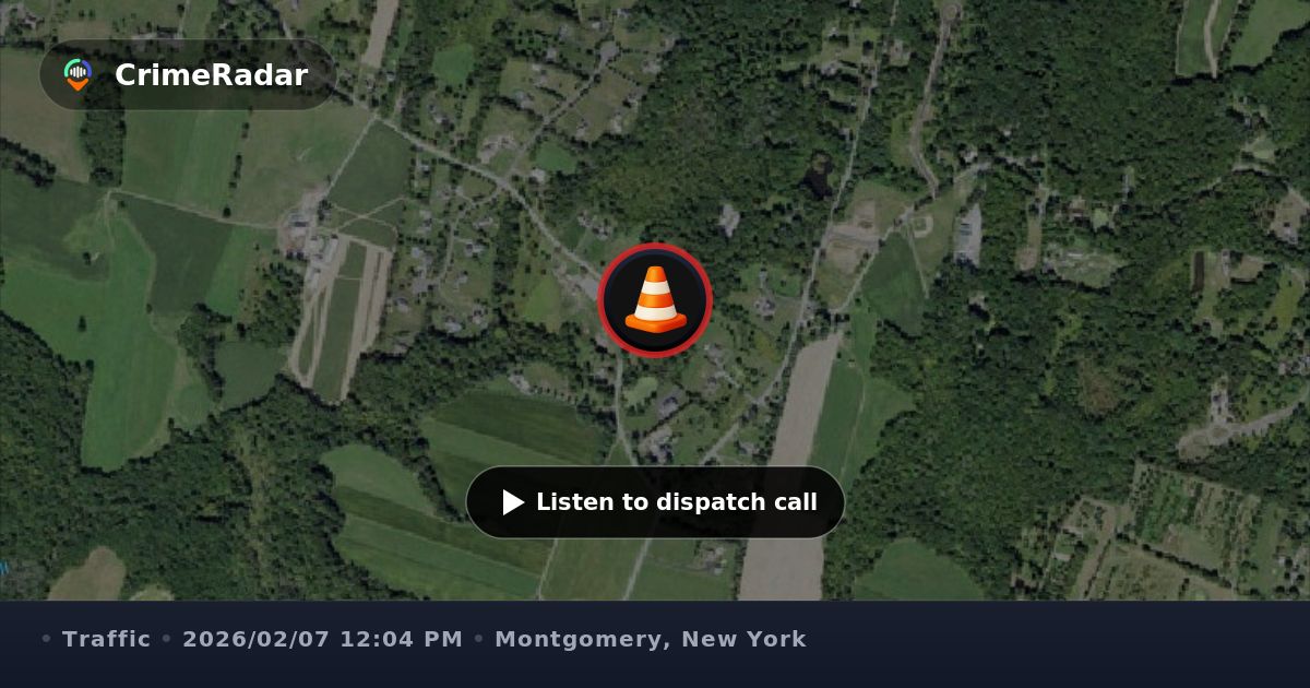 Traffic accident on icy Albany Post Road, Montgomery NY | CrimeRadar