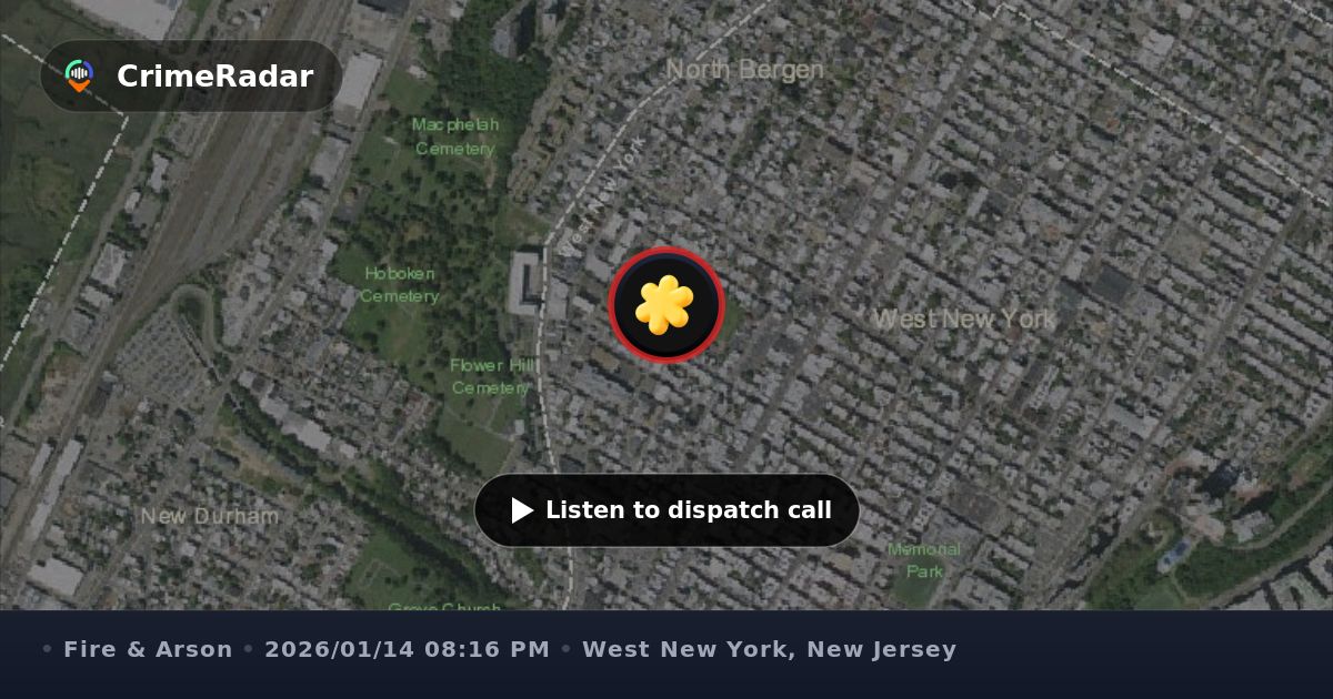 Fire crews battle blaze on 60th St in West New York, West New York NJ ...
